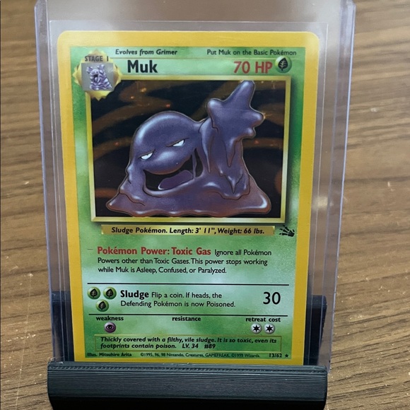 Pokemon | Toys | Pokemon Trading Card Muk With Yellow Border | Poshmark